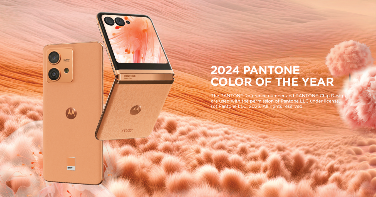 Motorola x Pantone Color of the Year 2024 | Wiamedia